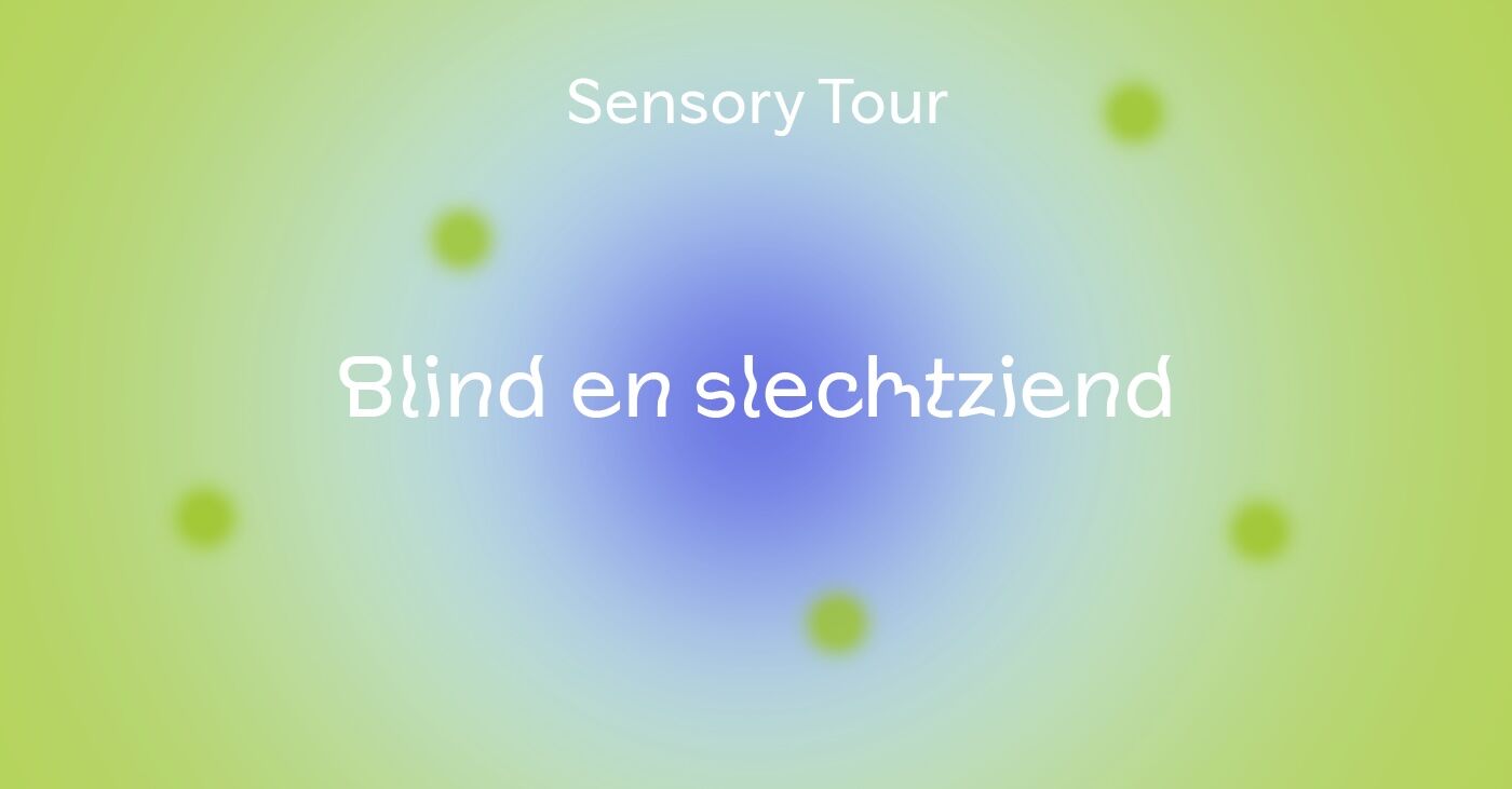 SENSORY TOUR: Voor blinden en slechtzienden - Tentoonstellingen ...